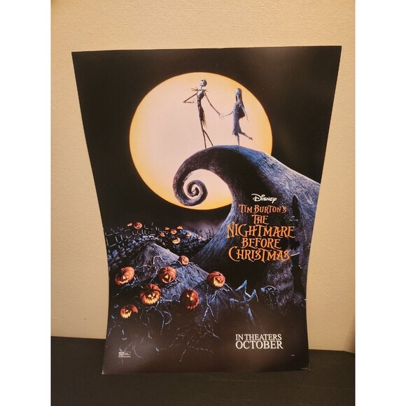 Disney | Holiday | Disney The Nightmare Before Christmas Movie Poster ...